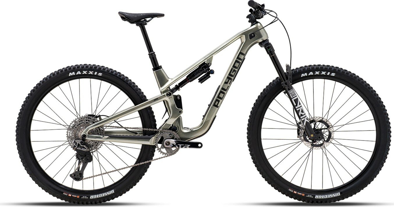 Велосипед двухподвес Polygon Collosus T9 DI2 Carbon 29 (2025), карбоновая рама, размер XL, цвет Серебристый