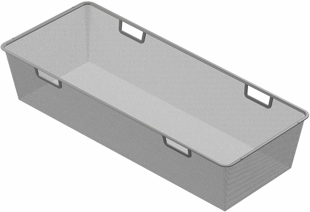 Корзина мелкосеточная выдвижная для каркаса Hoff Оскар, цвет серый