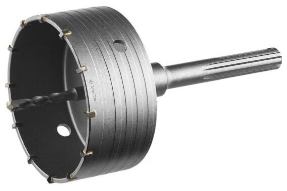 Коронка по бетону Зубр "Профессионал" с державкой SDS-Max, 125 мм