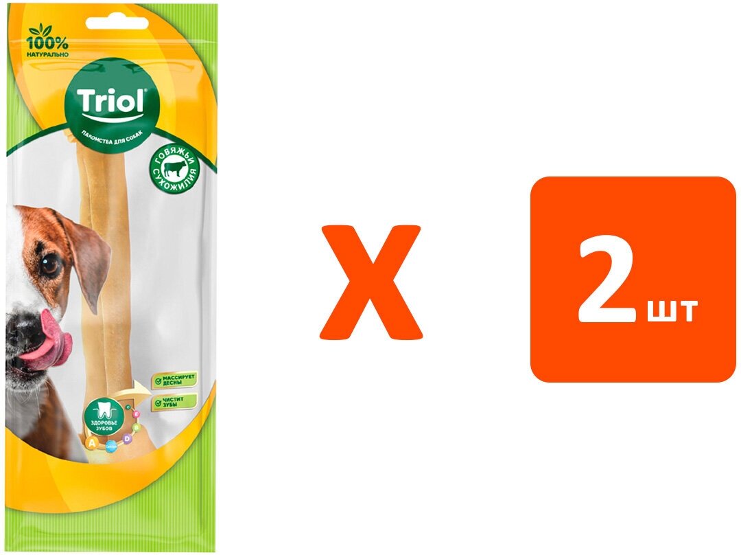Лакомство TRIOL для собак кость узловая (6 см х 2)