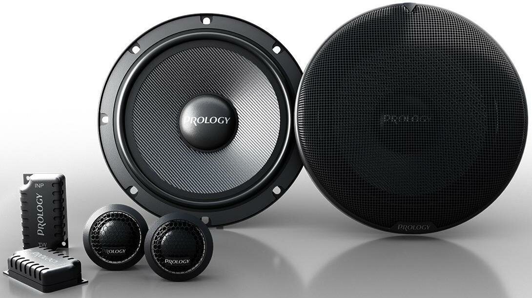 Колонки автомобильные Prology PX-65CS, 16,5 см, двухкомпонентные, 2 шт.