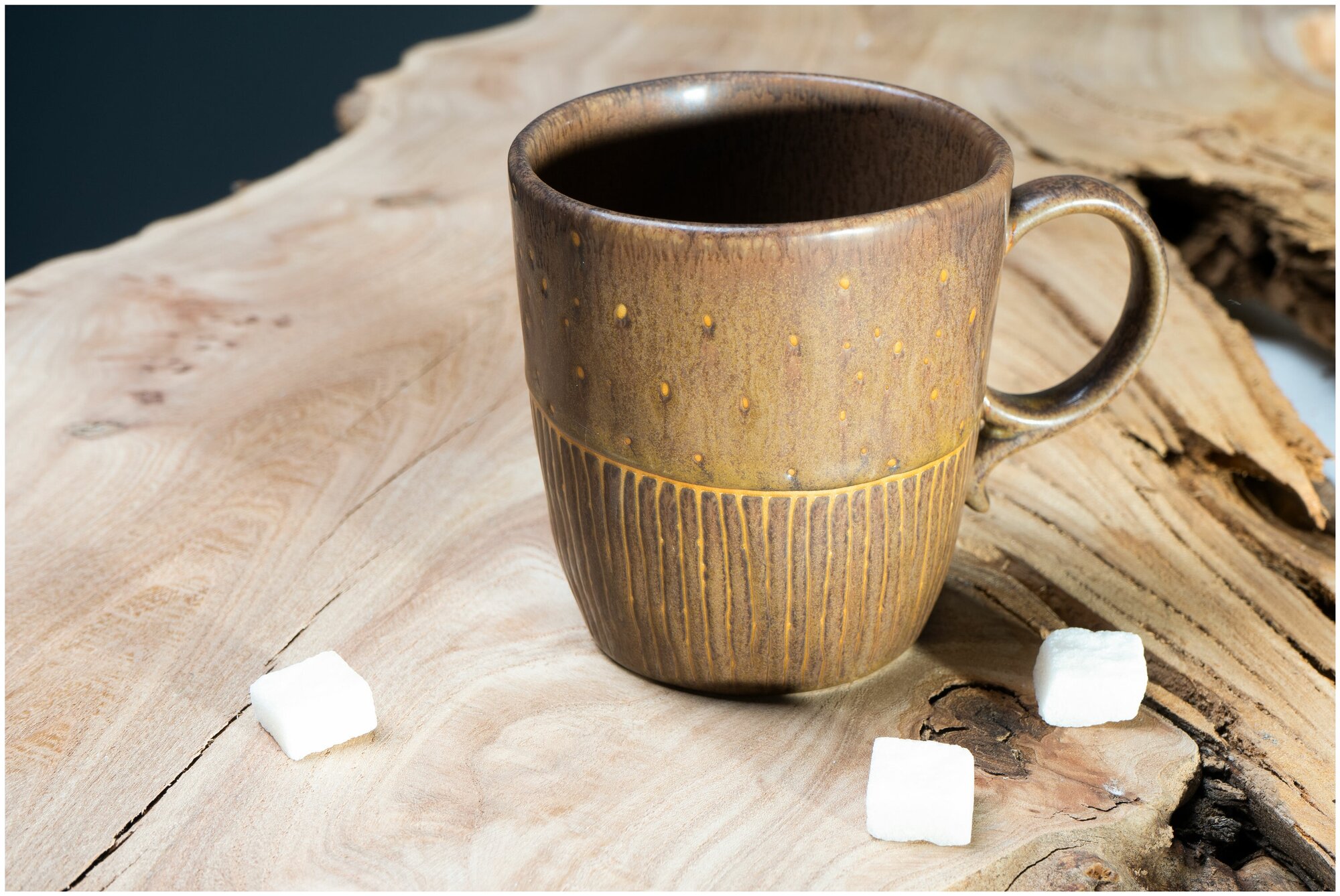 Кружка керамическая BILLIBARRI "Quaint Village" 425мл Matt Brown