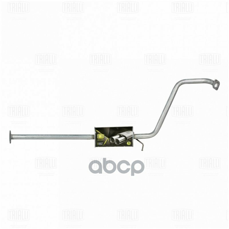 Глушитель для а/м Hyundai Getz (05-) 1.1i/1.4i доп. (резонатор) (алюм. сталь) (EAM 0806) Trialli арт. EAM0806