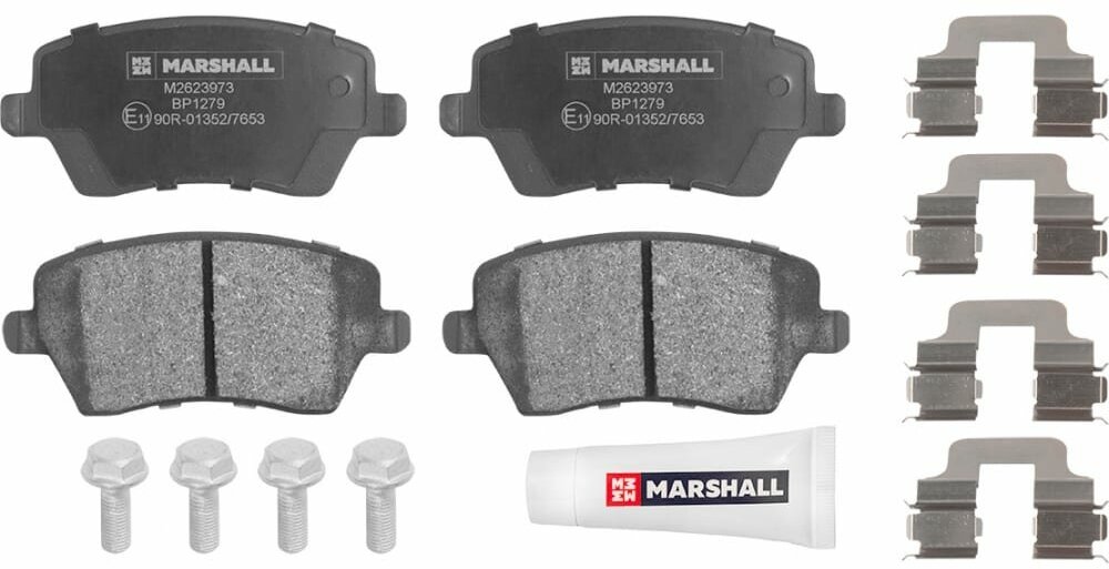 Тормозные колодки дисковые передние Lada Largus 12-/Vesta 15-, Renault Duster (HS) 11-/Logan 13- MARSHALL M2623973