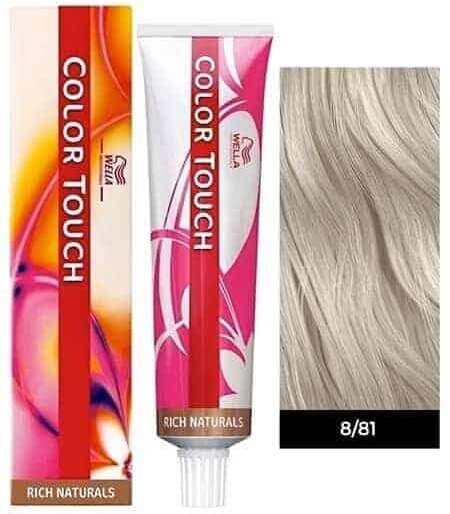 Wella Professionals Color Touch Rich Naturals крем-краска для волос, 8/81 серебряный, 60 мл