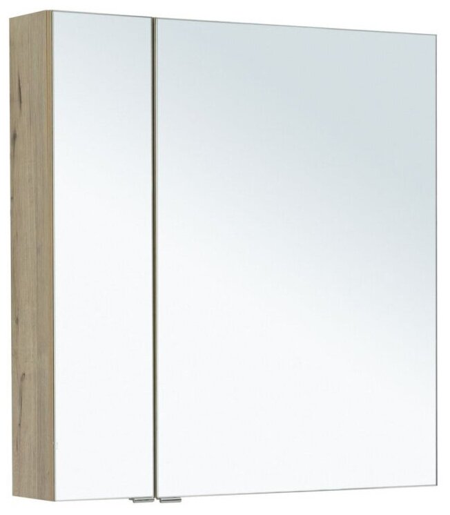 Зеркальный шкаф для ванной Aquanet Алвита 80 277537 дуб веллингтон
