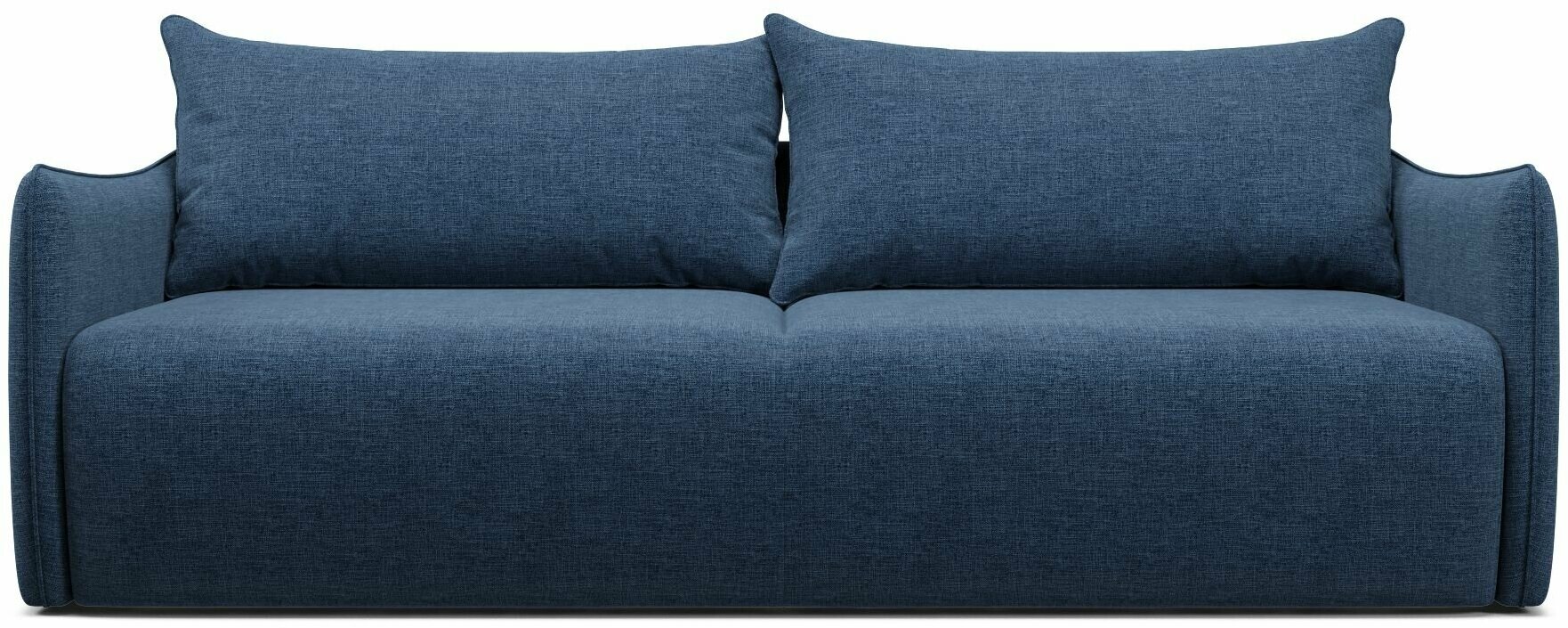 Диван-кровать Нико, диван прямой, раскладной Еврокнижка 216х105 Рогожка синий Bingo 11