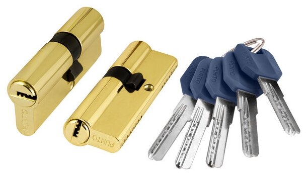 Цилиндровый механизм Z400/70 mm (30+10+30) PB латунь 5 кл.