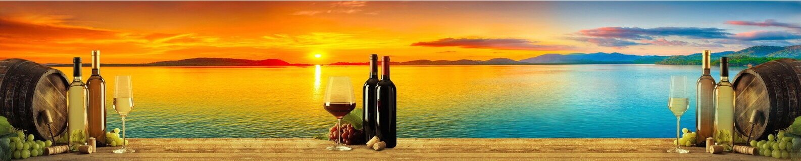 Кухонный фартук/стеновая панель для кухни/фартук на кухню 3D-эффект на основе SPC (каменно-полимерный композит) 3000*610*3мм КМ-118