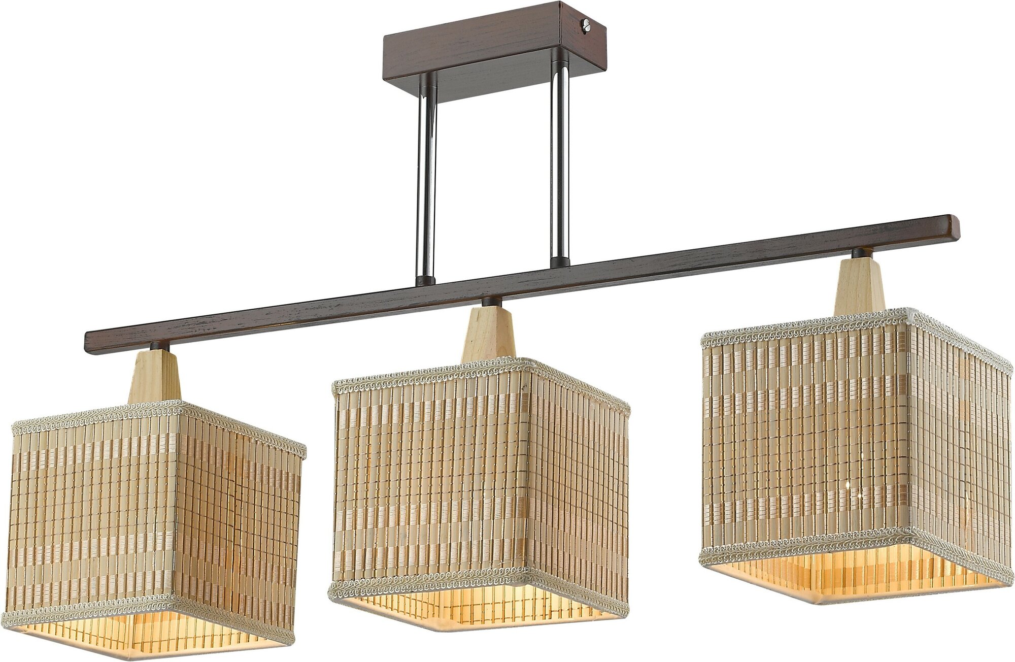 Потолочная люстра Velante 266 266-127-03, E27, кол-во ламп:3шт, Венге