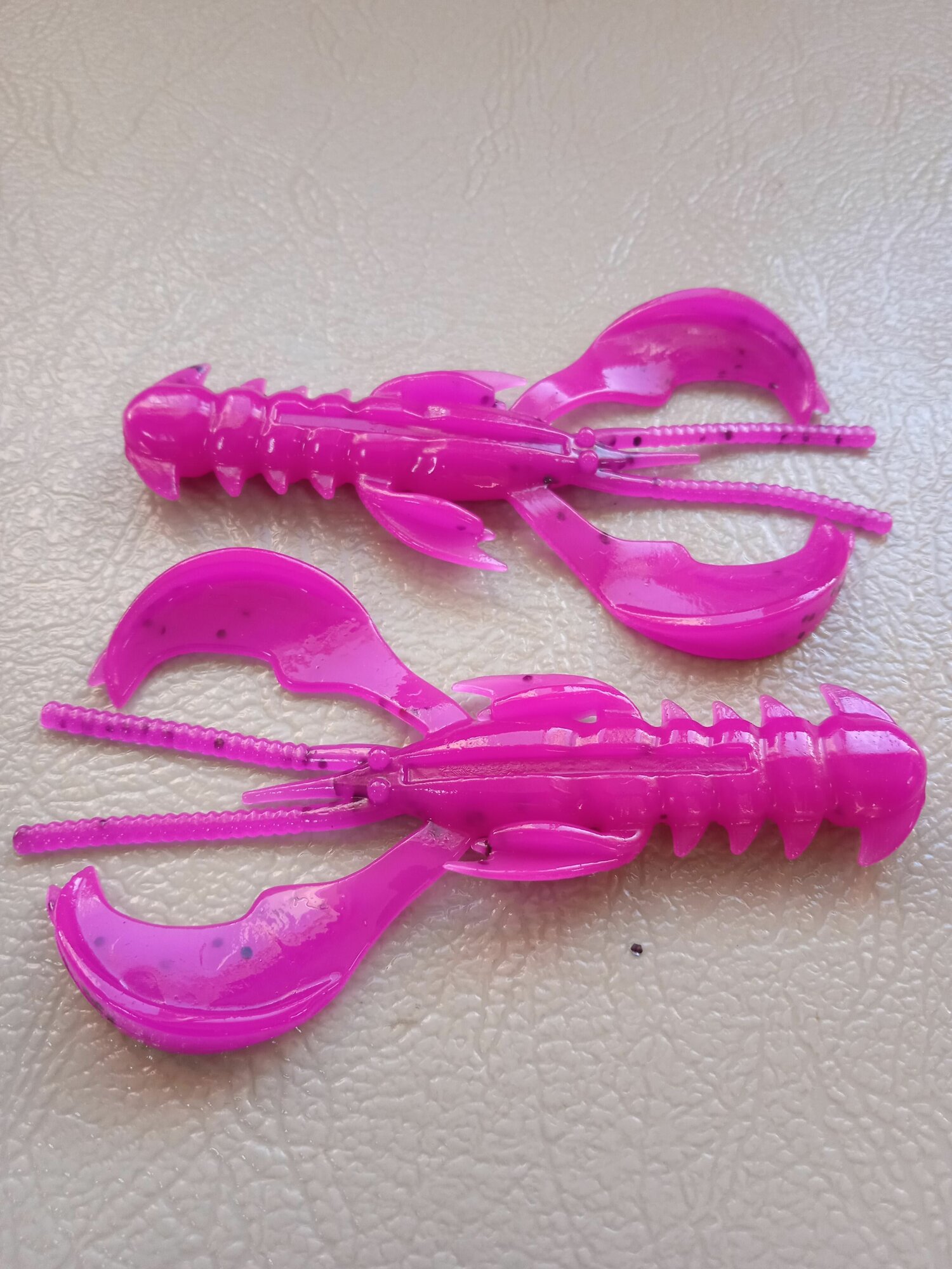 Силиконовая приманка Рак (Yabby) 40 мм, Розовый (Clear Pink), 10 шт. уп.