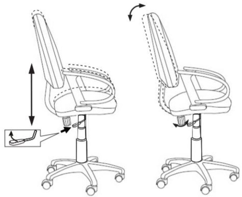 Кресло Бюрократ CH-300/BLACK черный JP-15-2