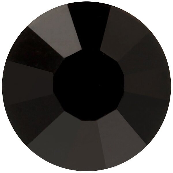 PRECIOSA клеевой страз 438-11-612 i-KS77 SS30 чёрный Jet 23980 6.5 мм стекло в пакете