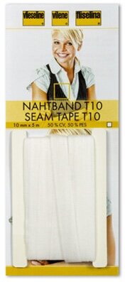 Nahtband лента для шва 10 мм 5 м 53453123 белый