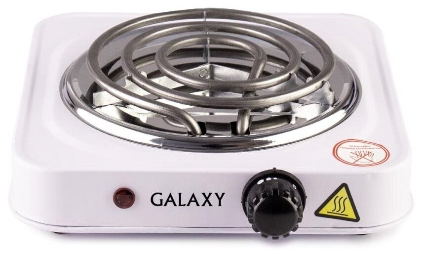 Электрическая плитка Galaxy Line GL 3003, белый, электрическая, 1000 Вт