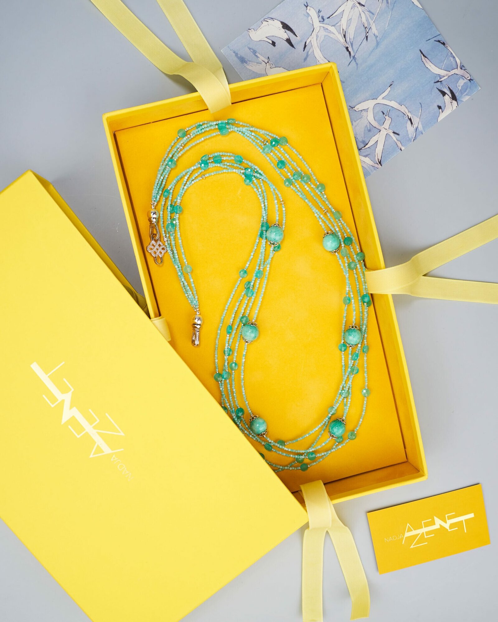 Бусы, амазонит