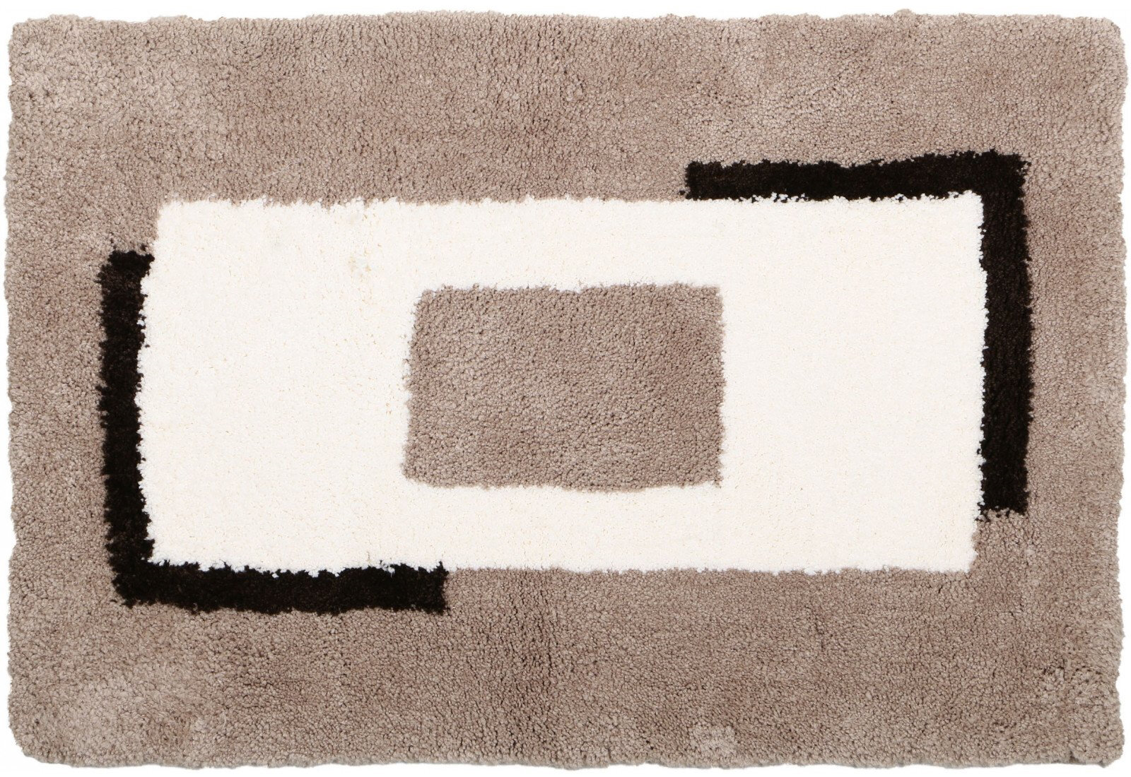 Коврик для ванной Spirella Anela, 60x90см, полиэстер, коричневый 1020077