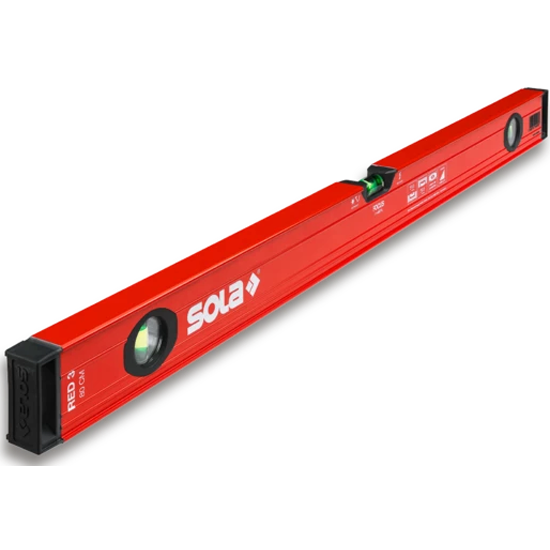Уровень Sola RED 3 100, L=100 см, 3 глазка, точн. 0,3 мм/м 01215301