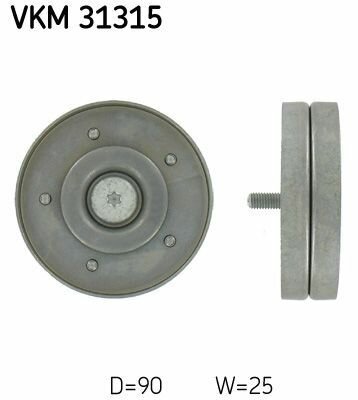 Ролик натяжителя SKF VKM 31315