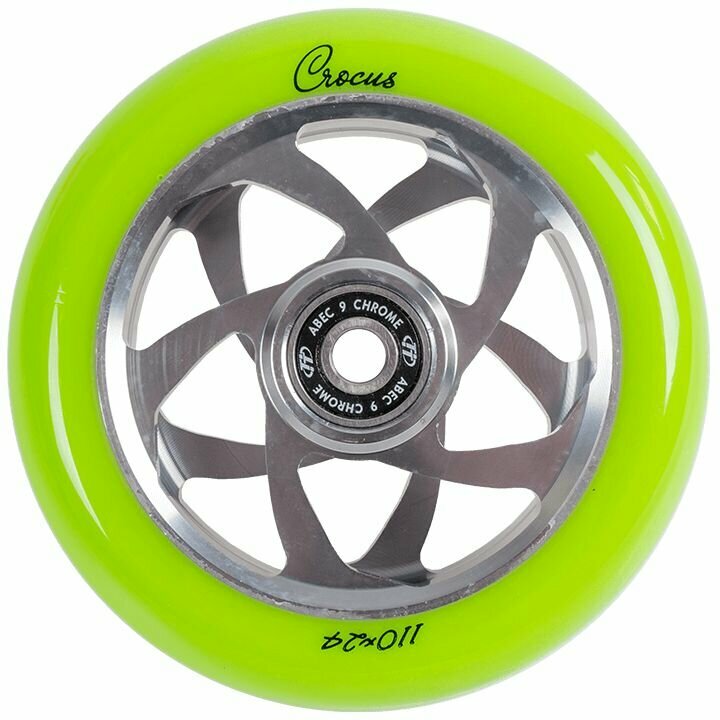 Колесо для самоката X-Treme 110*24мм, Crocus, Tech Team, комплектующая для ремонта и тюнинга трюкового самоката