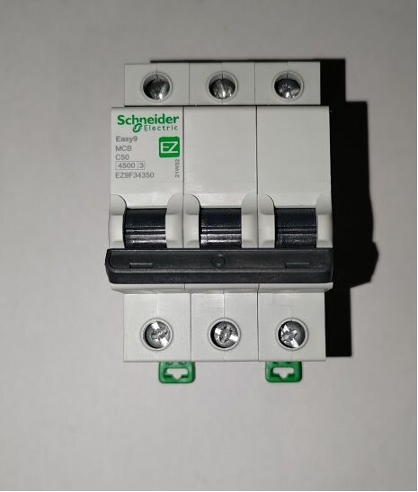 Автоматический выключатель трехполюсный 50а 4.5кА "С" Schneider Electric