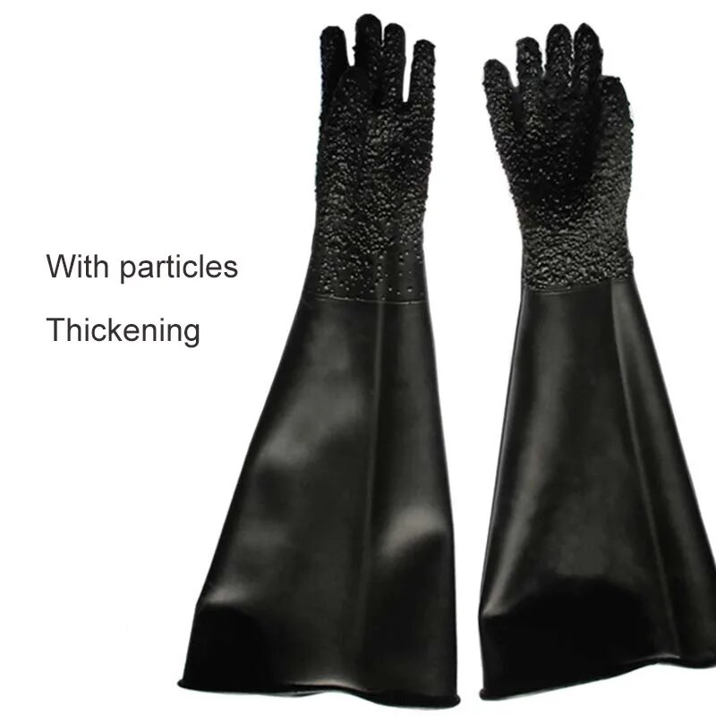 Резиновые пескоструйные перчатки Aolamegs A Pair Particles