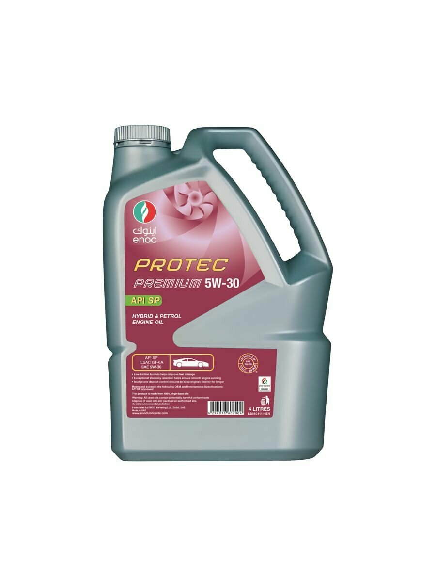 Моторное масло Enoc Premium 5W30, 4 литра