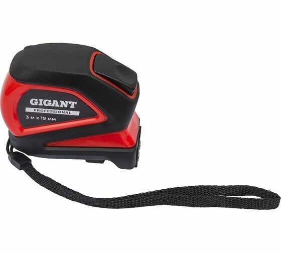 Рулетка 3м строительная Gigant Professional с магнитным зацепом GPGW-06