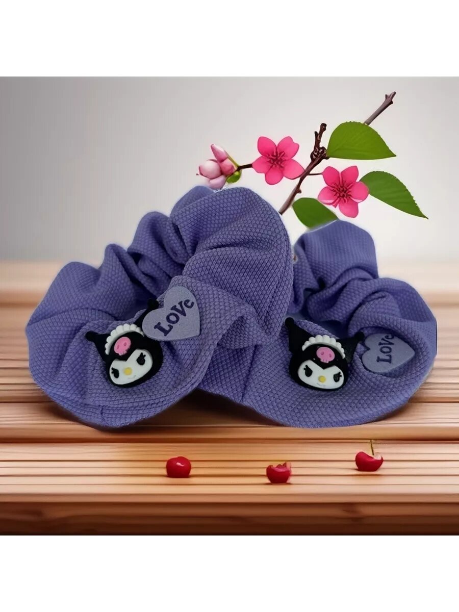 Резинки для волос Kuromi комплект 2шт