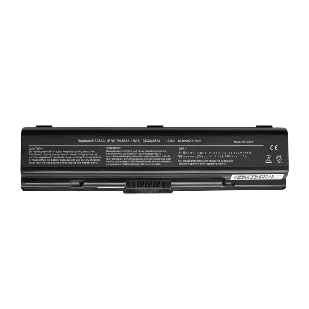 Аккумулятор для Toshiba Satellite A300 / Satellite L300 / Satellite A200 / Satellite L500 / Satellite L505 / Satellite A300D / Satellite A210 / Satellite A500 / Satellite L550 / Satellite L300D Pro / Satellite L300 / Satellite L500D - 5200mAh