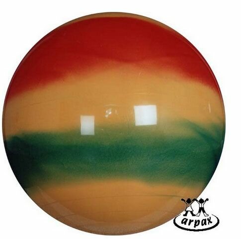 Мяч гимнастический, диаметр 75 см, радужный