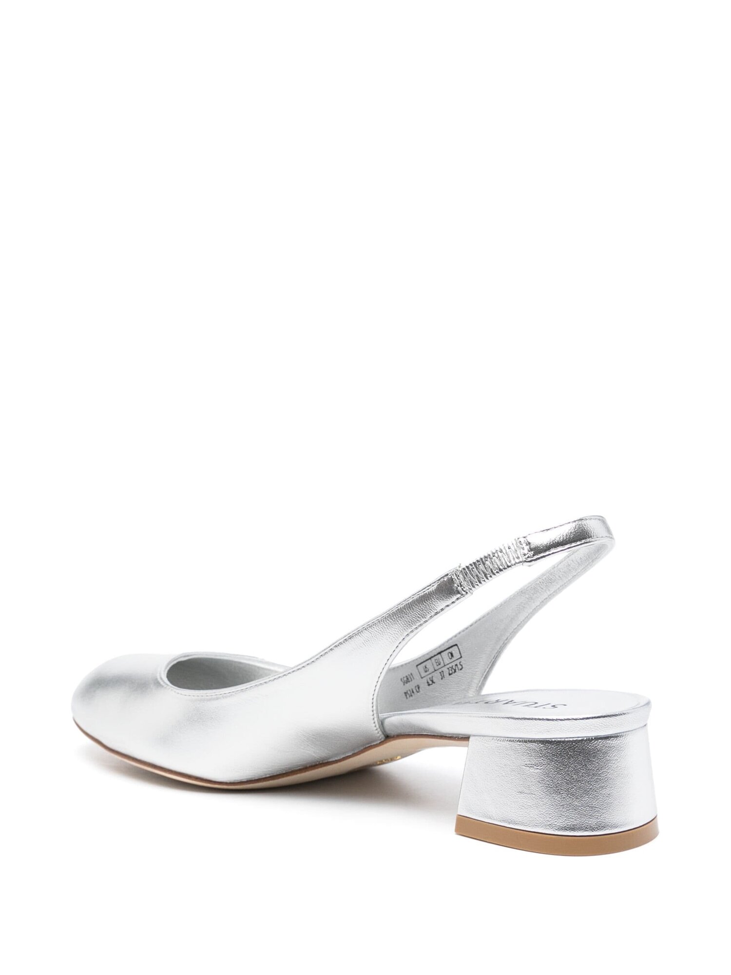 Туфли Stuart Weitzman Vivienne 35, размер 36, серебристый/красный — фото 1