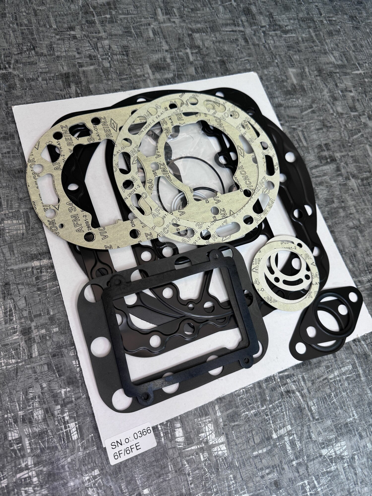 Комплект прокладок для компрессоров Bitzer серии 6F, 6FE (372811-09)