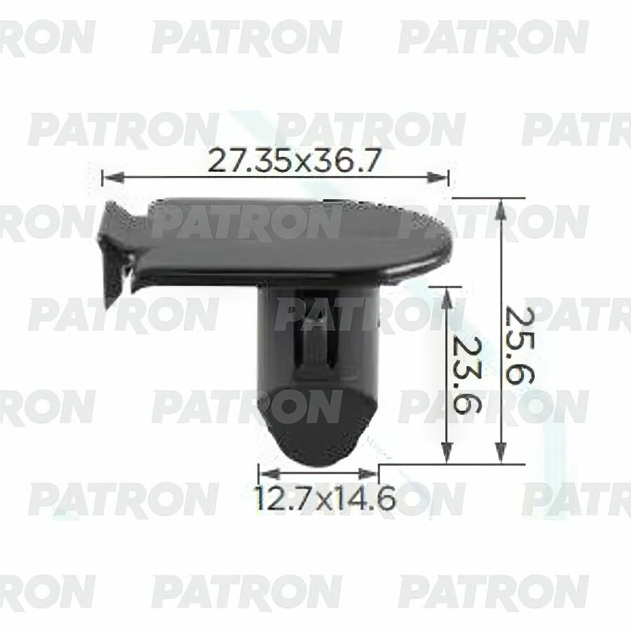 Клипса пластмассовая, для Тойота