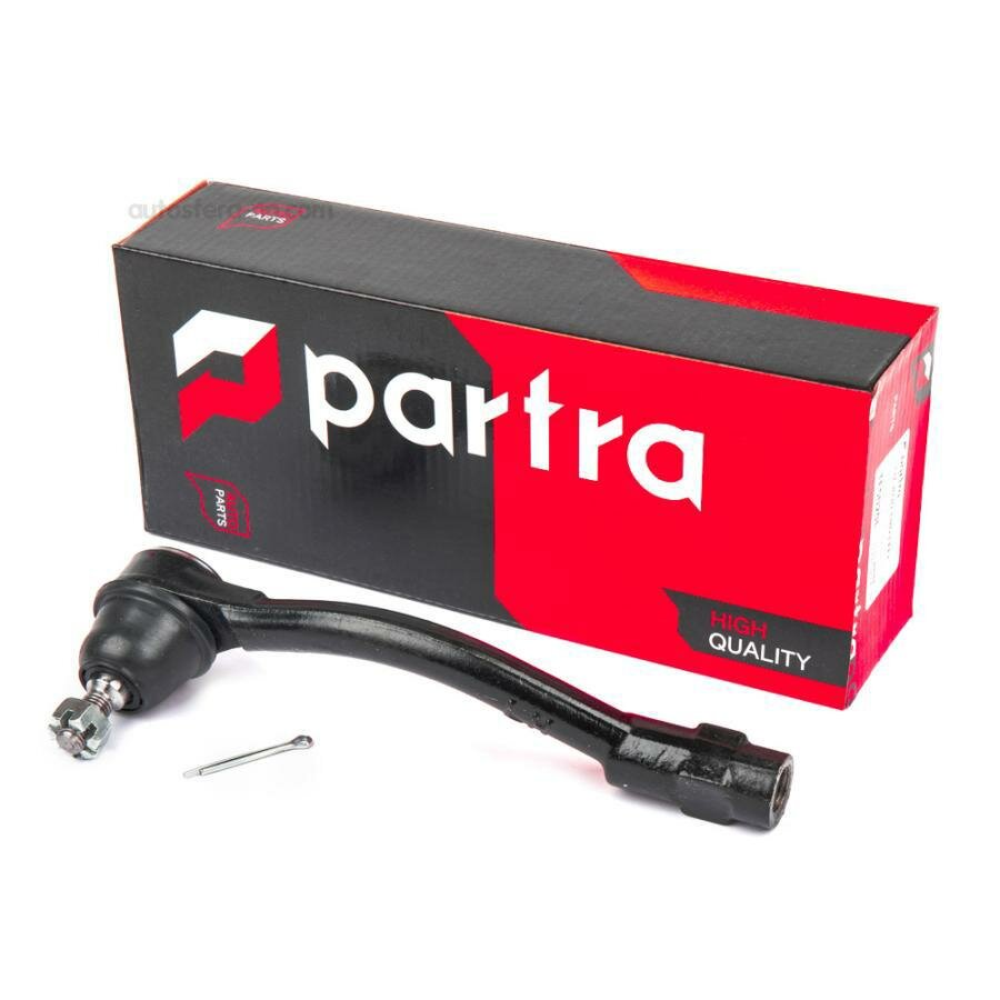 PARTRA TE5020L Наконечник рулевой левый hyundai solaris 1.4-1.6 10- kia rio 1.1-1.4 11-