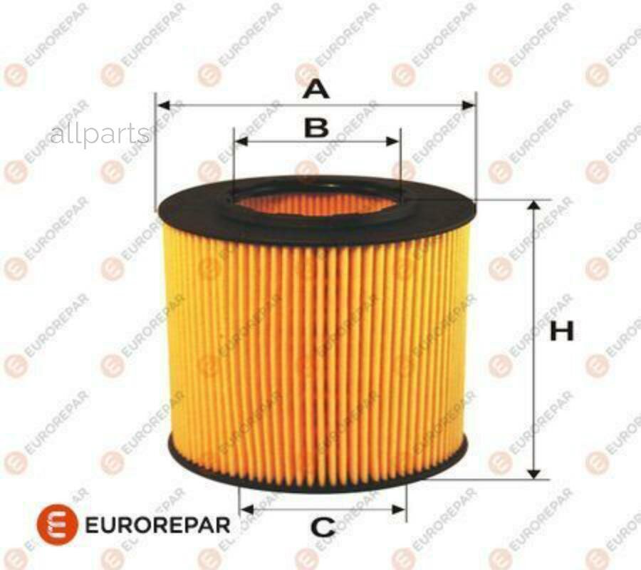 EUROREPAR E148152 EUROREPAR Фильтр топливный E148152