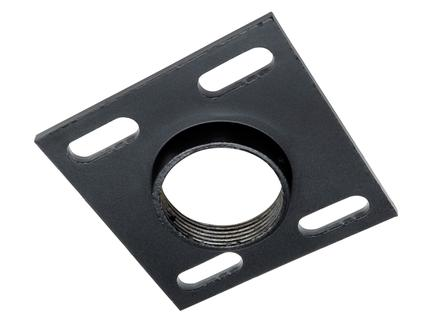 Peerless-av потолочный адаптер peerless-av cmj300 4" x4 " unistrut и структурный потолочный адаптер блок имеет 1-1 / 2"-11.5 npt фитинг для крепления удлинительной колонны крепится непосредственно к стандартному unistrut (1-5 / 8" x 1-5/8") или к твердом