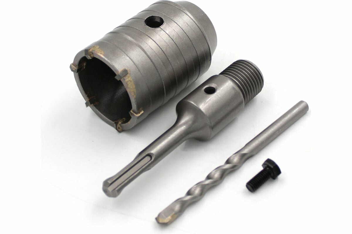 Сверло корончатое по бетону 50 мм с переходником SDS-Plus 22х110 мм KUBIS 07-02-3501 YG8C