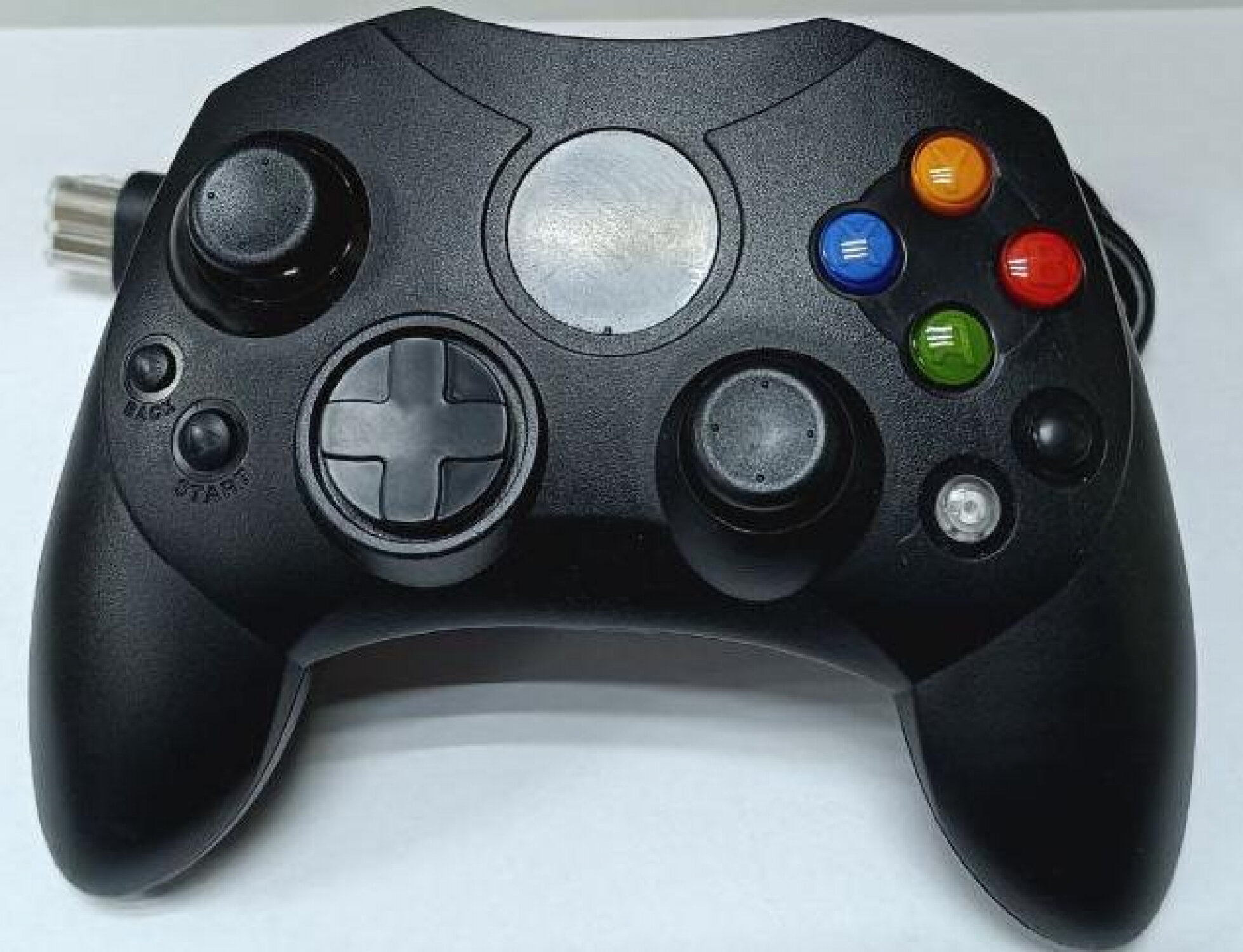 Геймпад проводной Old Skool Xbox Controller (Classic) (Черный)