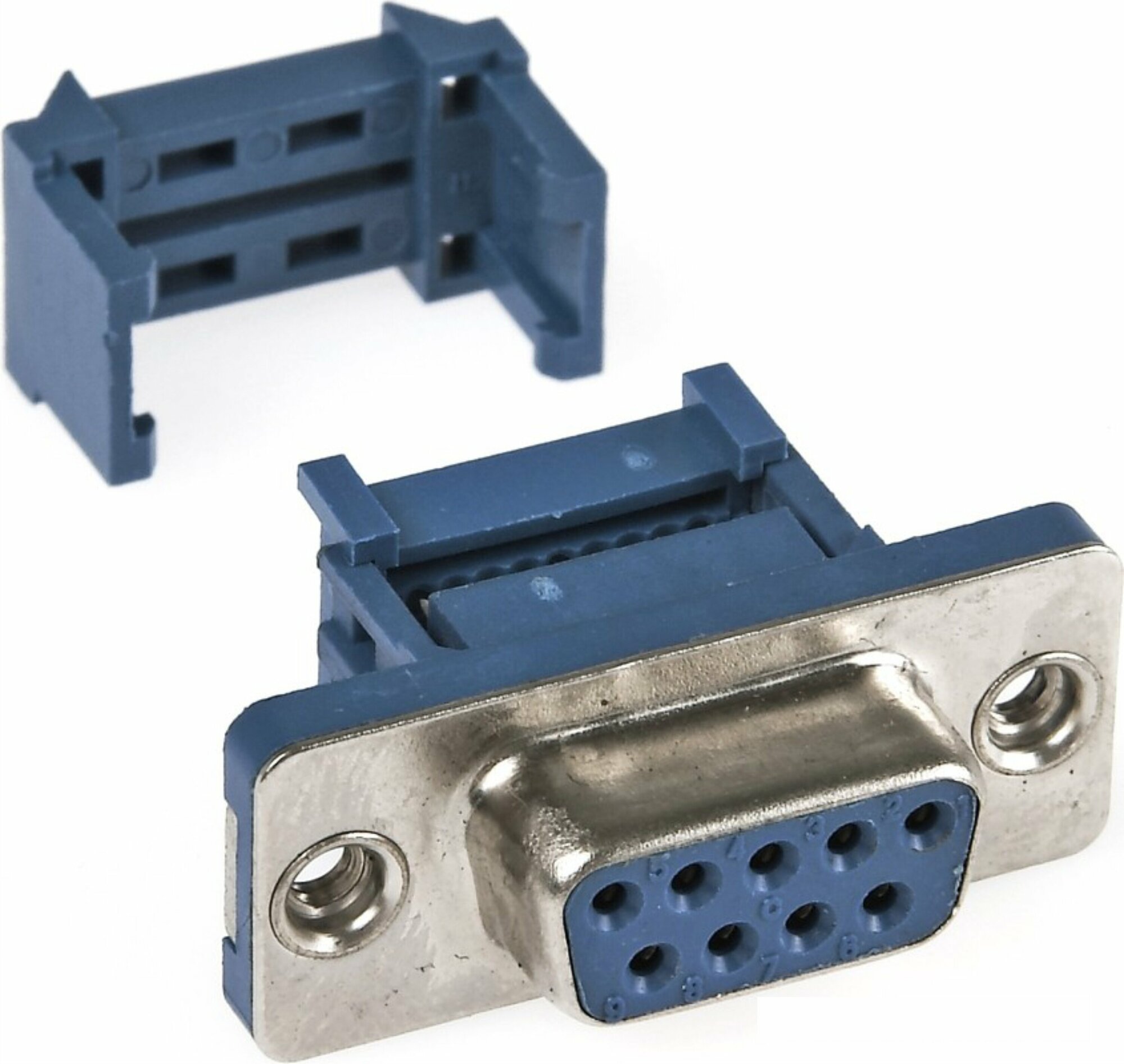 Разъем DB9F (female) 9 pin на шлейф, 2 шт