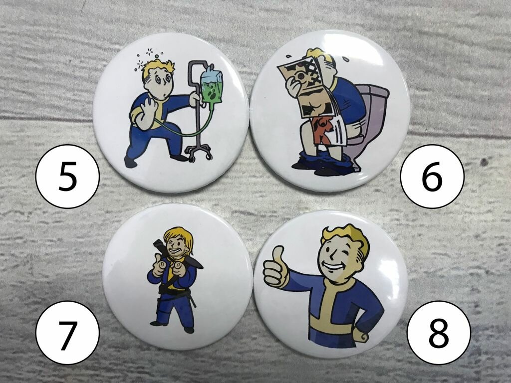 Значки Fallout, Фоллаут №2, Значок №6