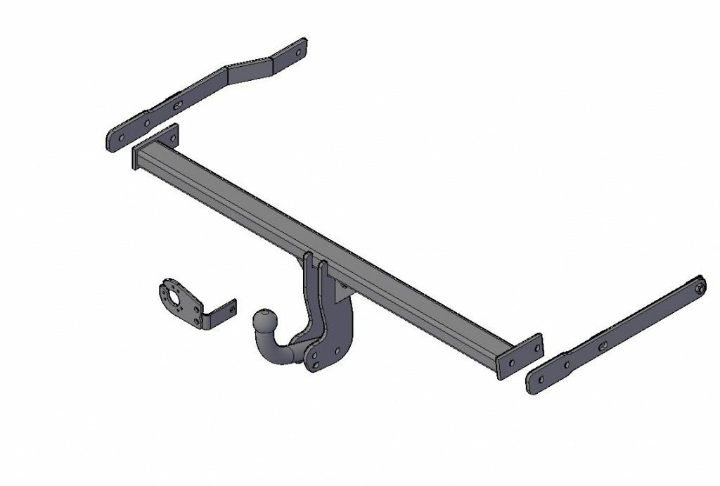 Фаркоп Renault Megane 3 хетчбек 5 дверей 2008-2016, условно-съемный,(без электрики) Трейлер.9050