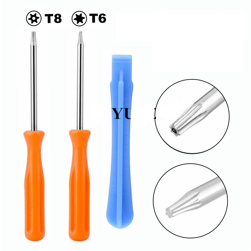 Набор T8 T6 + пластиковый инструмент для Microsoft Xbox 360 One Elite X S Slim Series S X Torx T8 T6 для ремонта