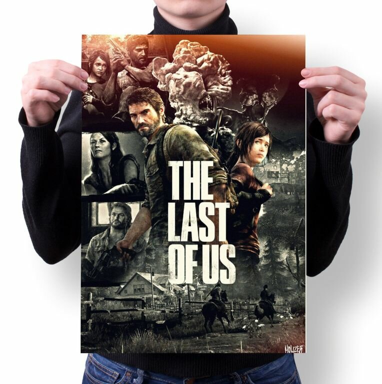 Плакат одни из НАС, THE LAST OF US №3, А4
