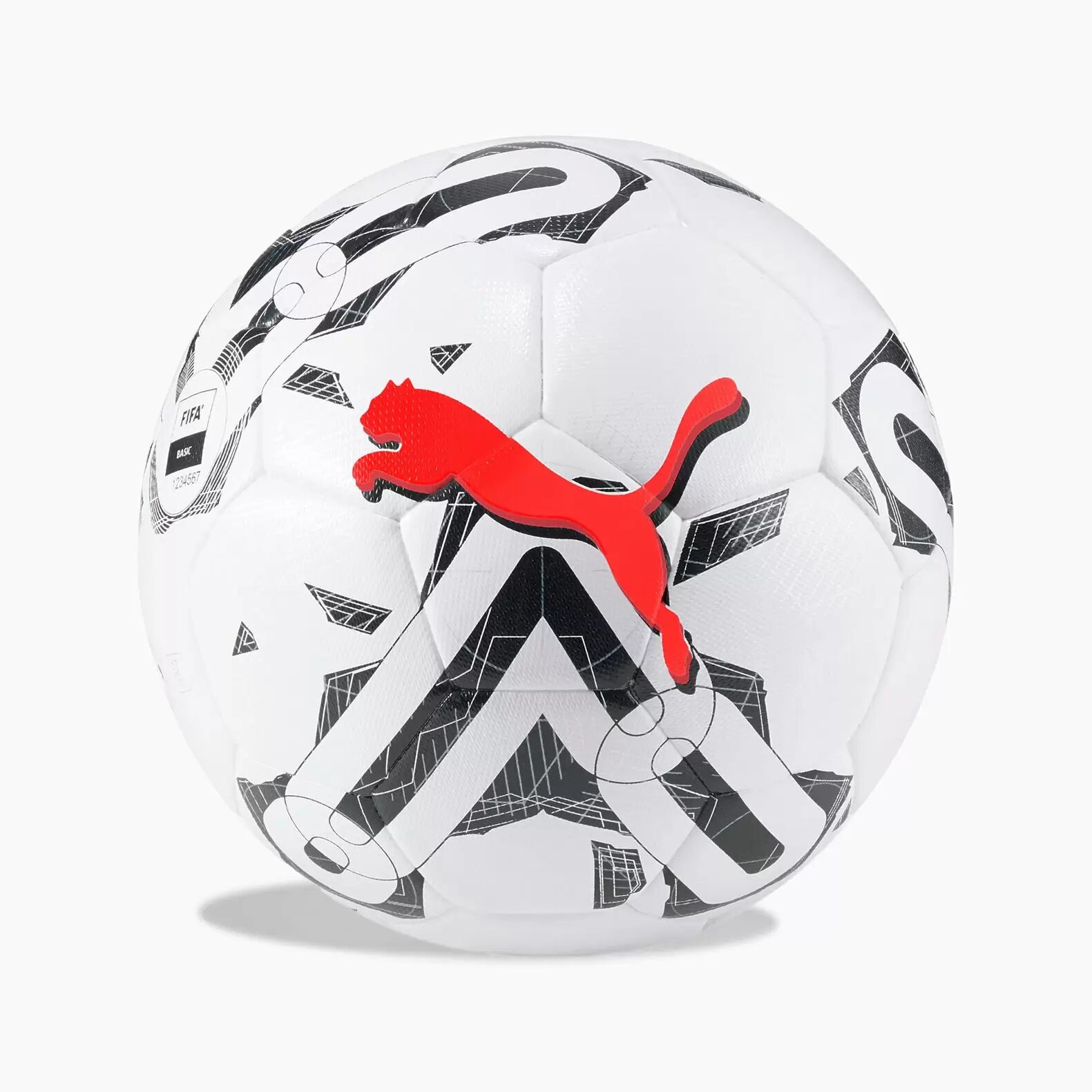 Puma Мяч футбольный ORBITA 4 HYB, 08377803, р.5, черно-белый FIFA