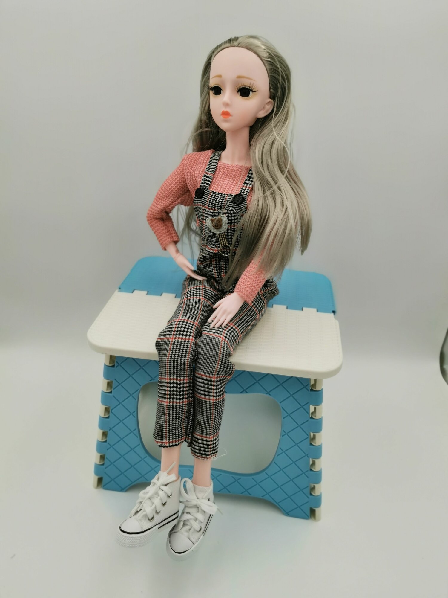 Кукла Barbara (60см) в подарочной упаковке (синий)