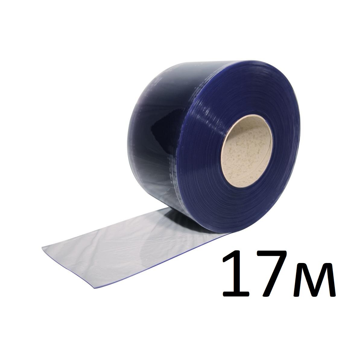 Полосовая ПВХ завеса морозостойкая 300х3 мм, 1 рулон 17 м