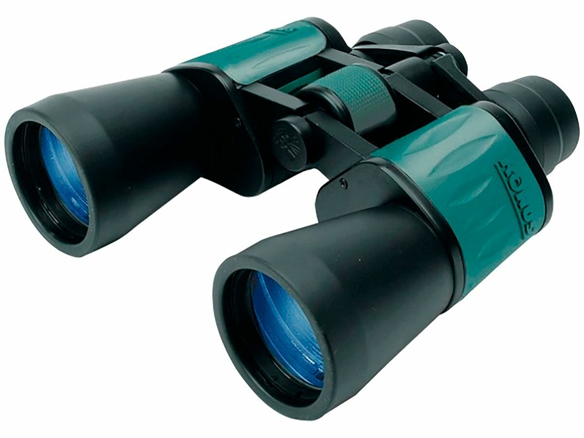 Бинокль мощный профессиональный Konus NEWZOOM 8-24x50, Porro-призмы, прорезиненный корпус, штативное гнездо