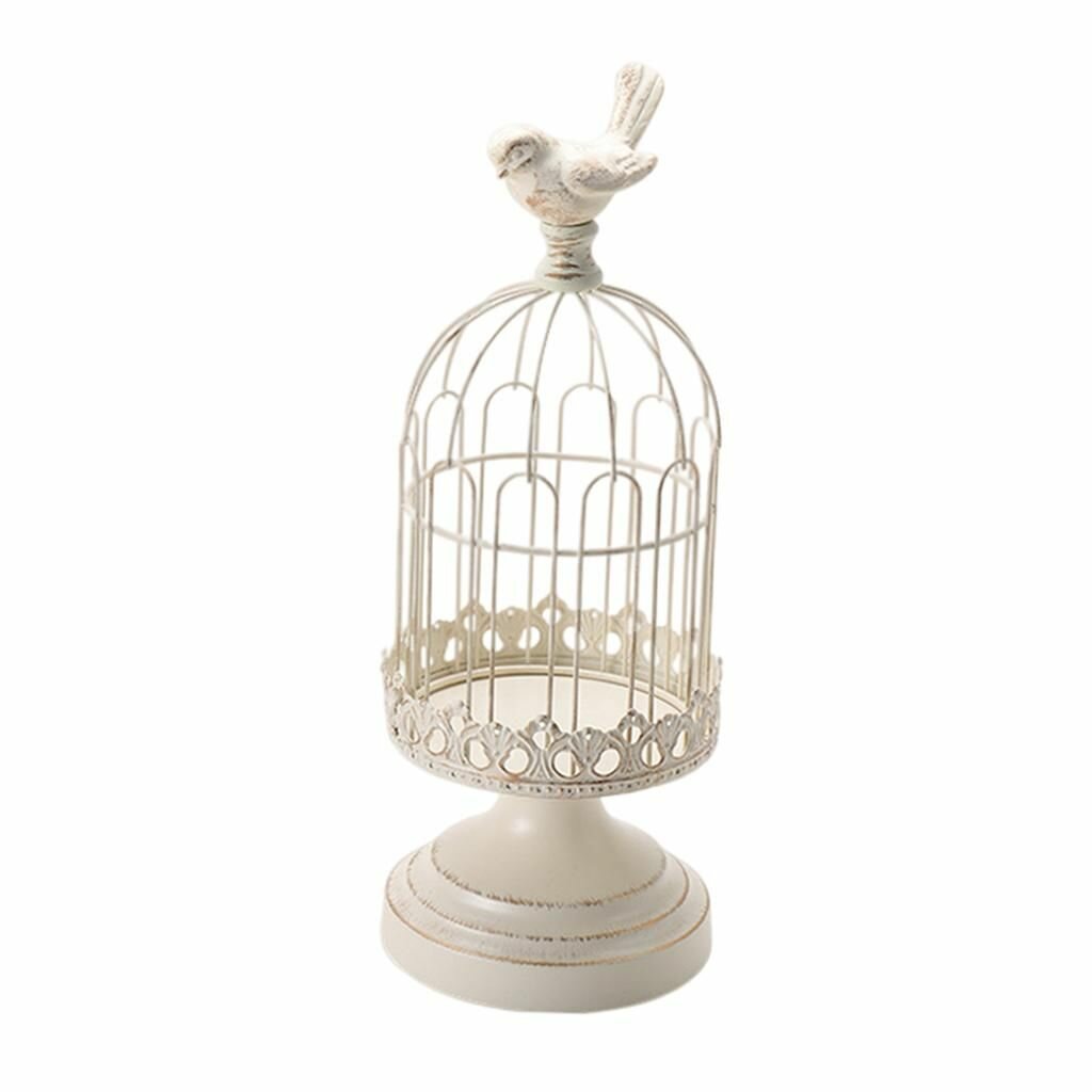 Стол прикроватный столик свет подсвечник Tealight Белый 14x31.5см