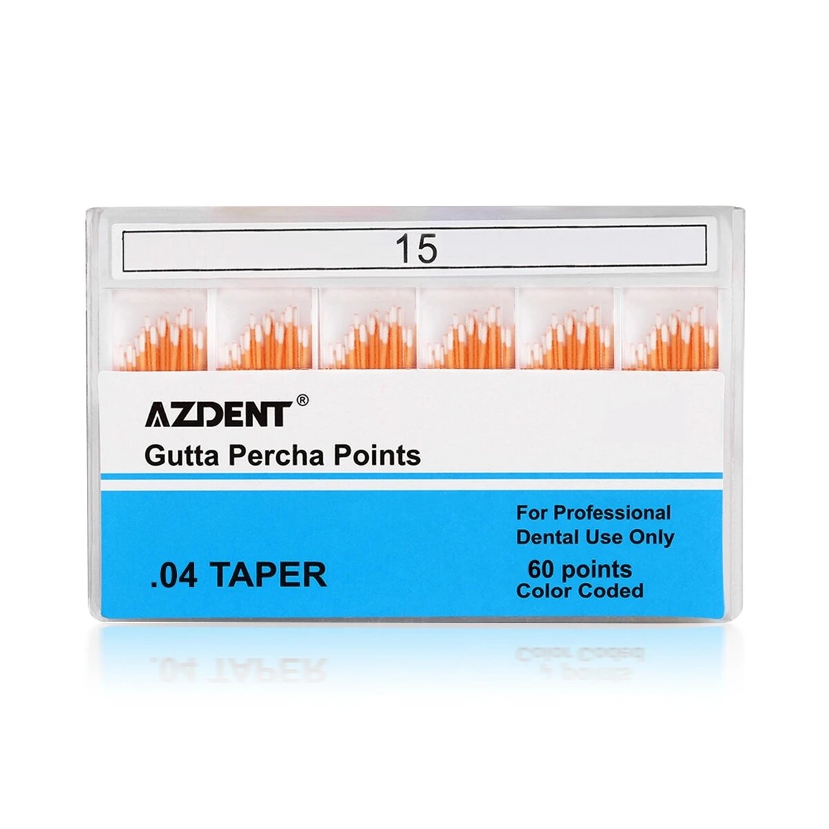 AZDENT Gutta Percha Points, 0.04, 60шт, №15